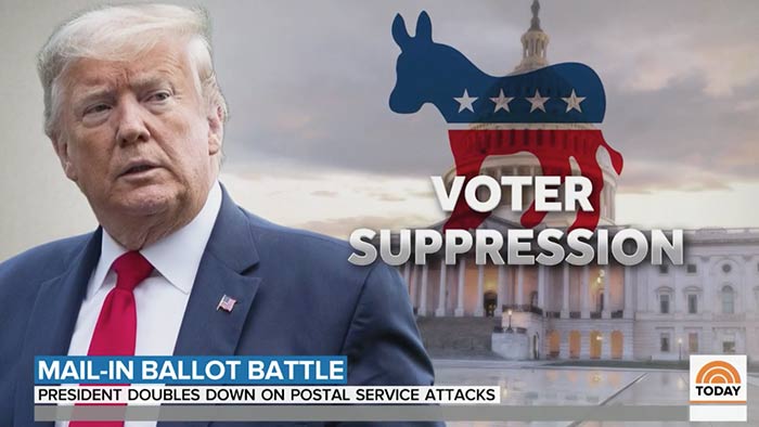 An all-out war over mail voting has erupted in courts across the U.S ...