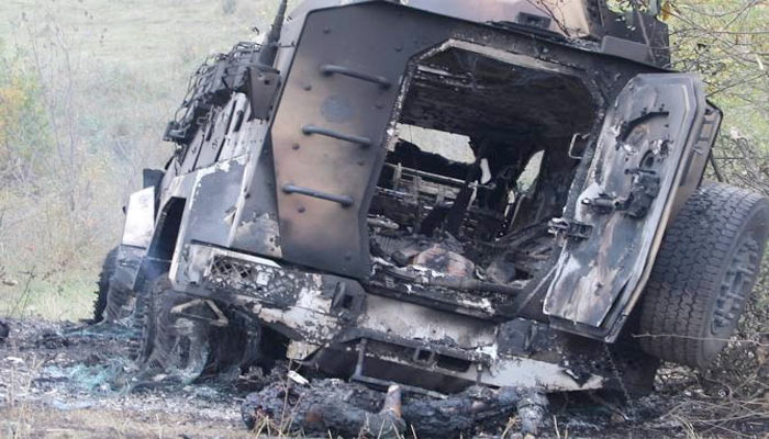 Defense Army releases video showing remnants of eliminated Azeri ...