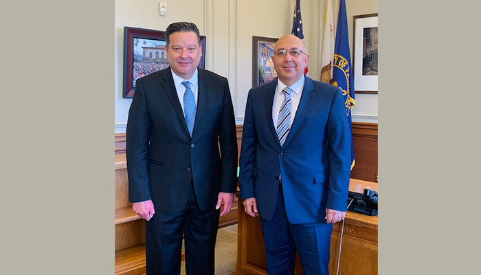 Consul General of Armenia in Los Angeles Armen Baibourtian met with ...