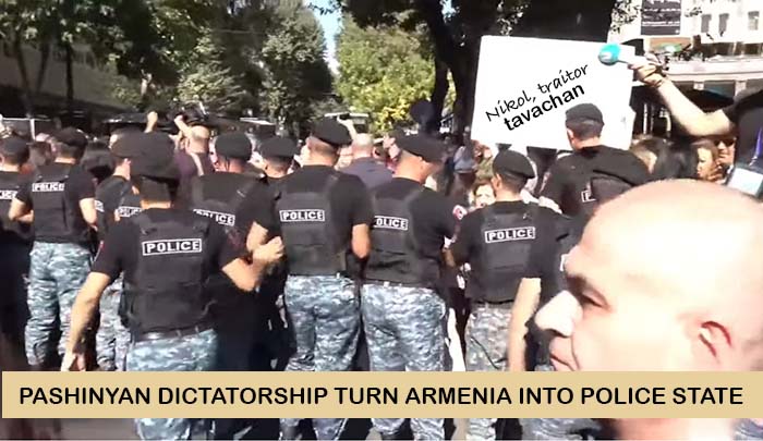 Armenian Demonstrators message to Turkish dreamer Pashinyan “If you are ...