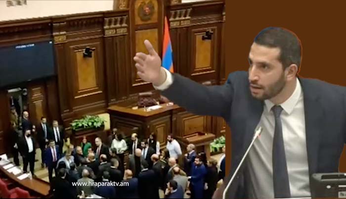 The hot situation in the National Assembly Between representing Turkey ...