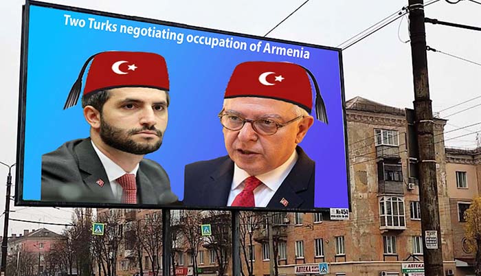 The Two Turks negotiating occupation of Armenia Using political ...