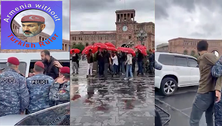 Under the Pashinyan Dictatorship, Police detained citizens for walking ...