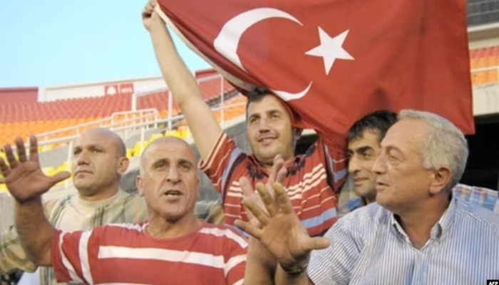 European UEFA has banned Turkish fans from attending an upcoming match ...