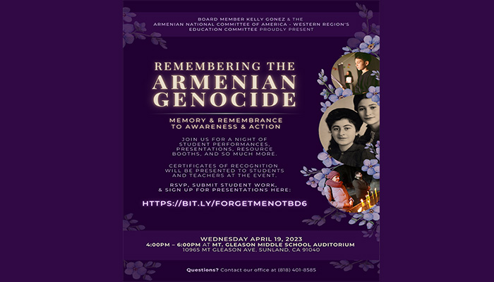 ANCA Western Region Education Committee in Collaboration with LAUSD's ...