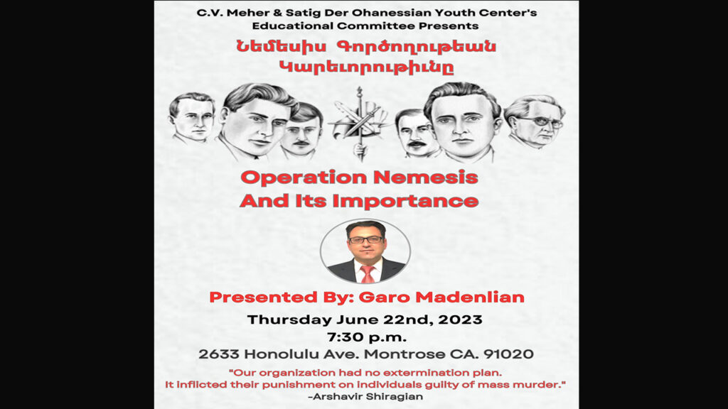 In the early 1920s, the Armenian Genocide to justice, in what has ...